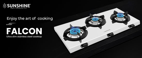 Sunshine Falcon Ultra Slim Stainless Steel Cooktop, ISI Certified Manu ...